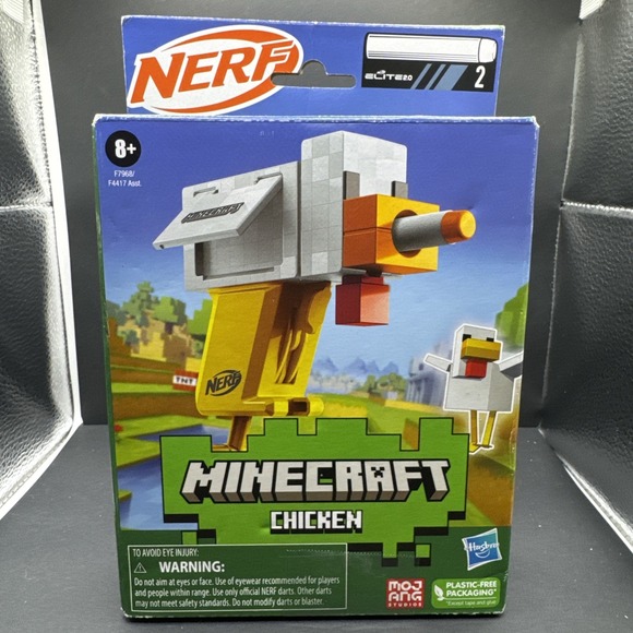Nerf | Toys | Minecraft Nerf Gun Chicken Mini Blaster New | Poshmark